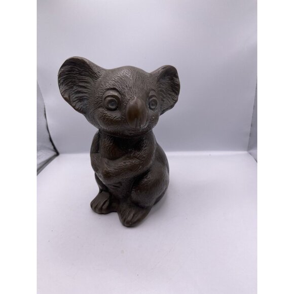 Unbranded | Accents | Vintage Bear Cub Koala Bronze Sculpture Metal ...